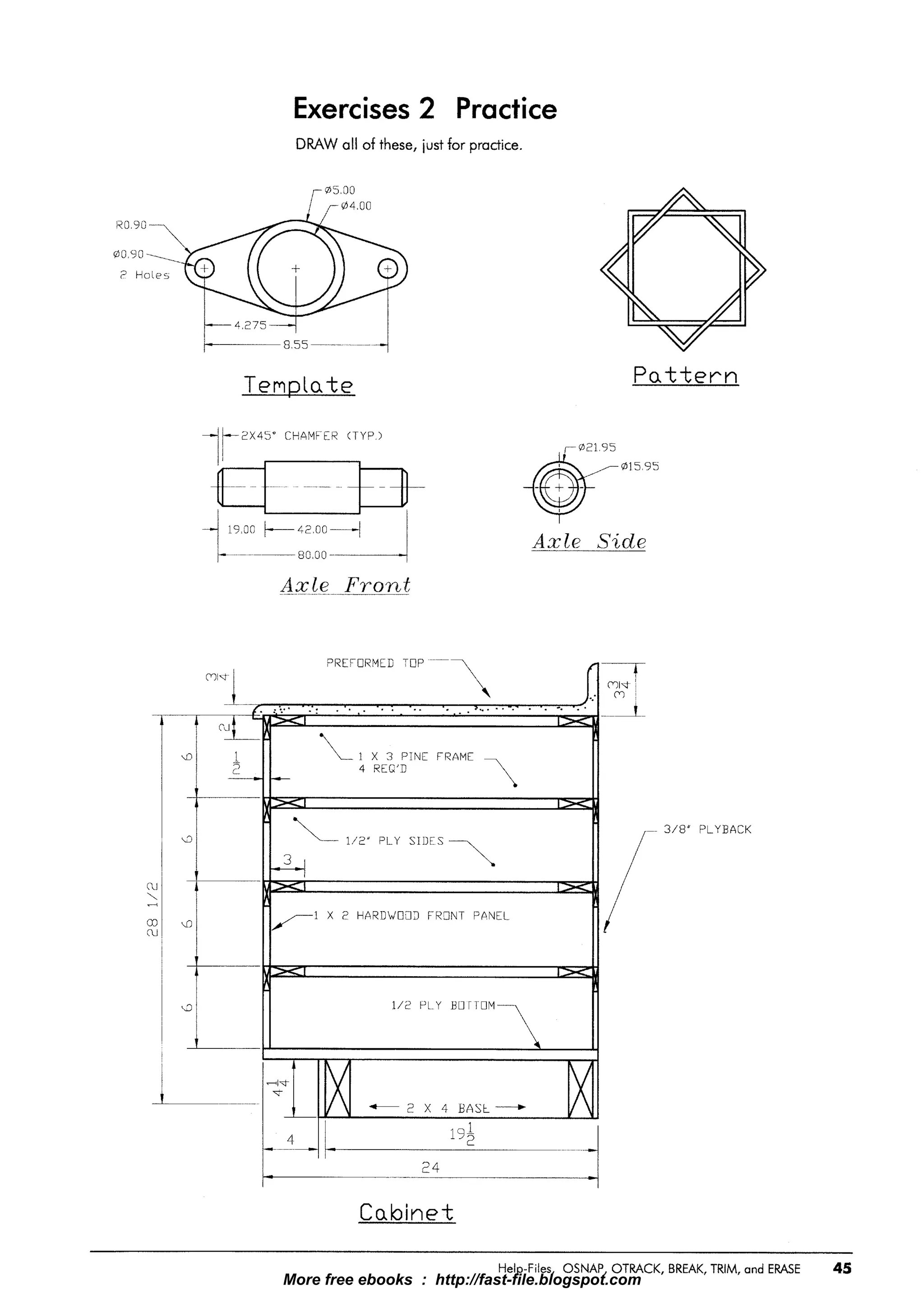 Auto cad workbook for architects and engineers | PDF