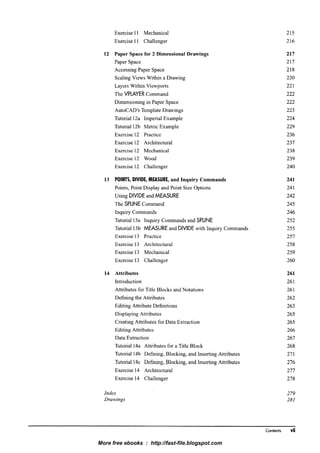 Auto cad workbook for architects and engineers | PDF