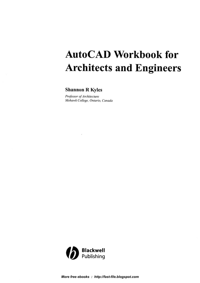 Auto cad workbook for architects and engineers | PDF | Desktop Publishing | Computer Software ...