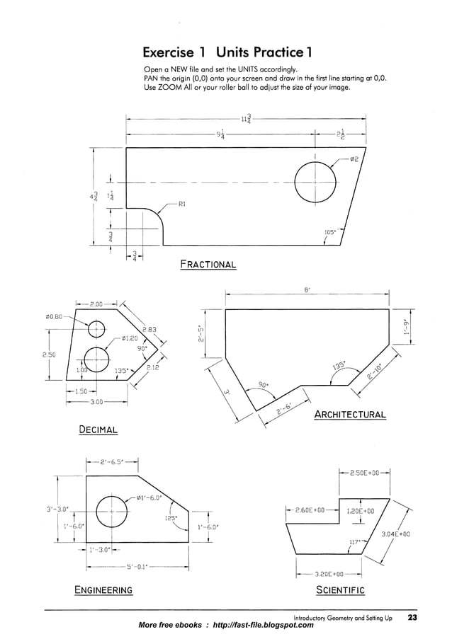 Auto cad workbook for architects and engineers | PDF | Desktop ...
