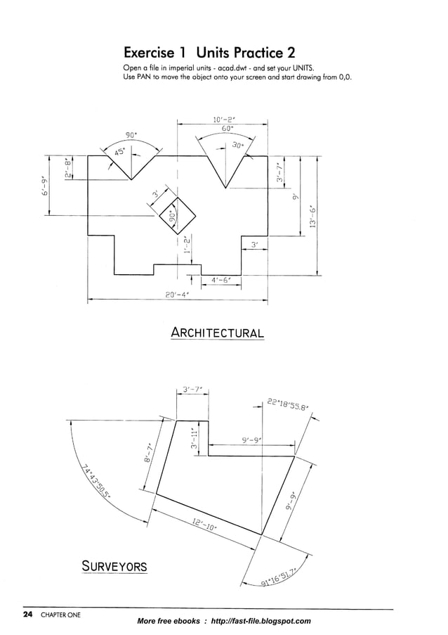 Auto cad workbook for architects and engineers | PDF | Desktop ...