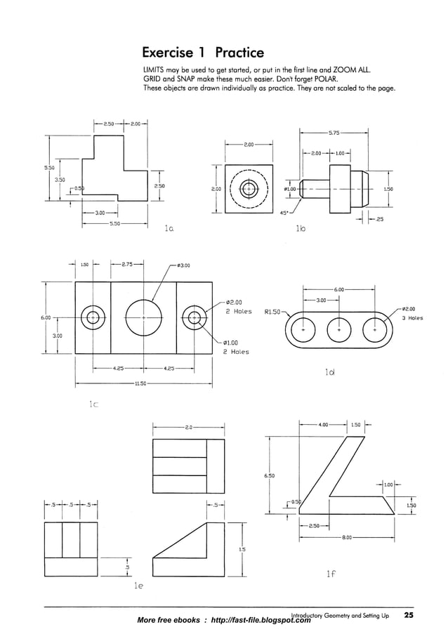 Auto cad workbook for architects and engineers | PDF | Desktop ...