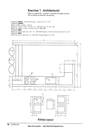 Auto cad workbook for architects and engineers | PDF