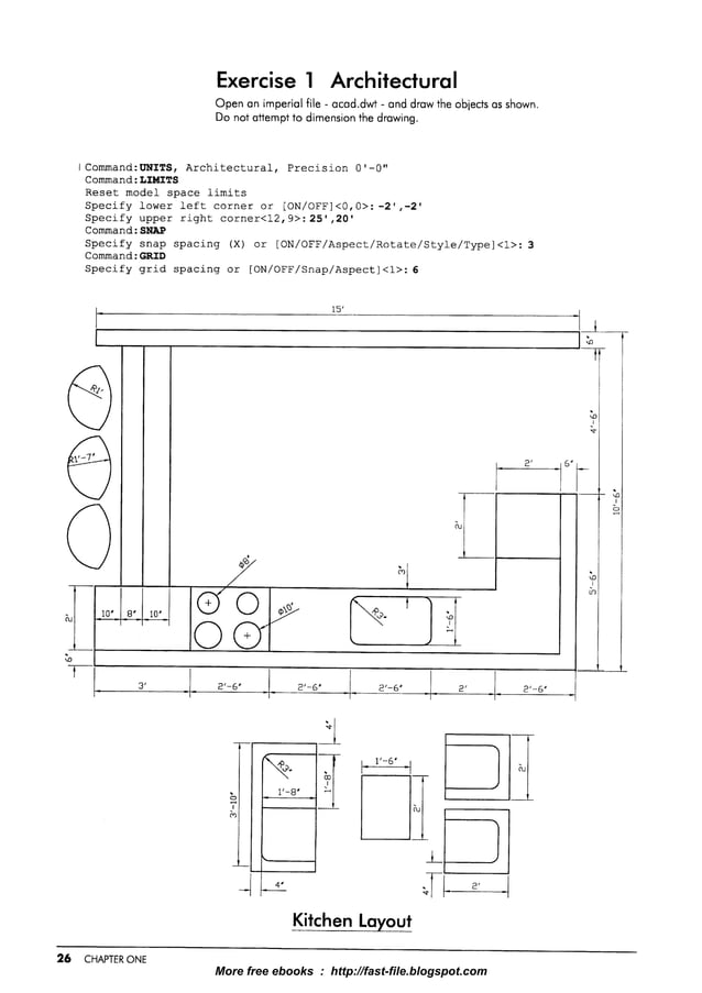 Auto cad workbook for architects and engineers | PDF | Desktop ...