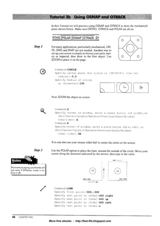 Auto cad workbook for architects and engineers | PDF