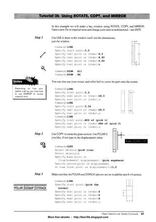 Auto cad workbook for architects and engineers | PDF