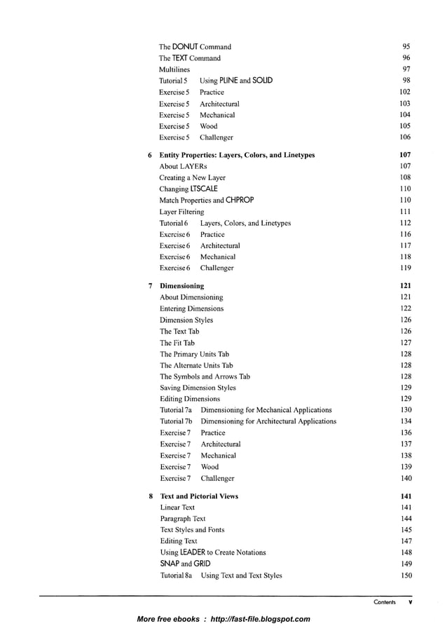 Auto cad workbook for architects and engineers | PDF | Desktop Publishing | Computer Software ...