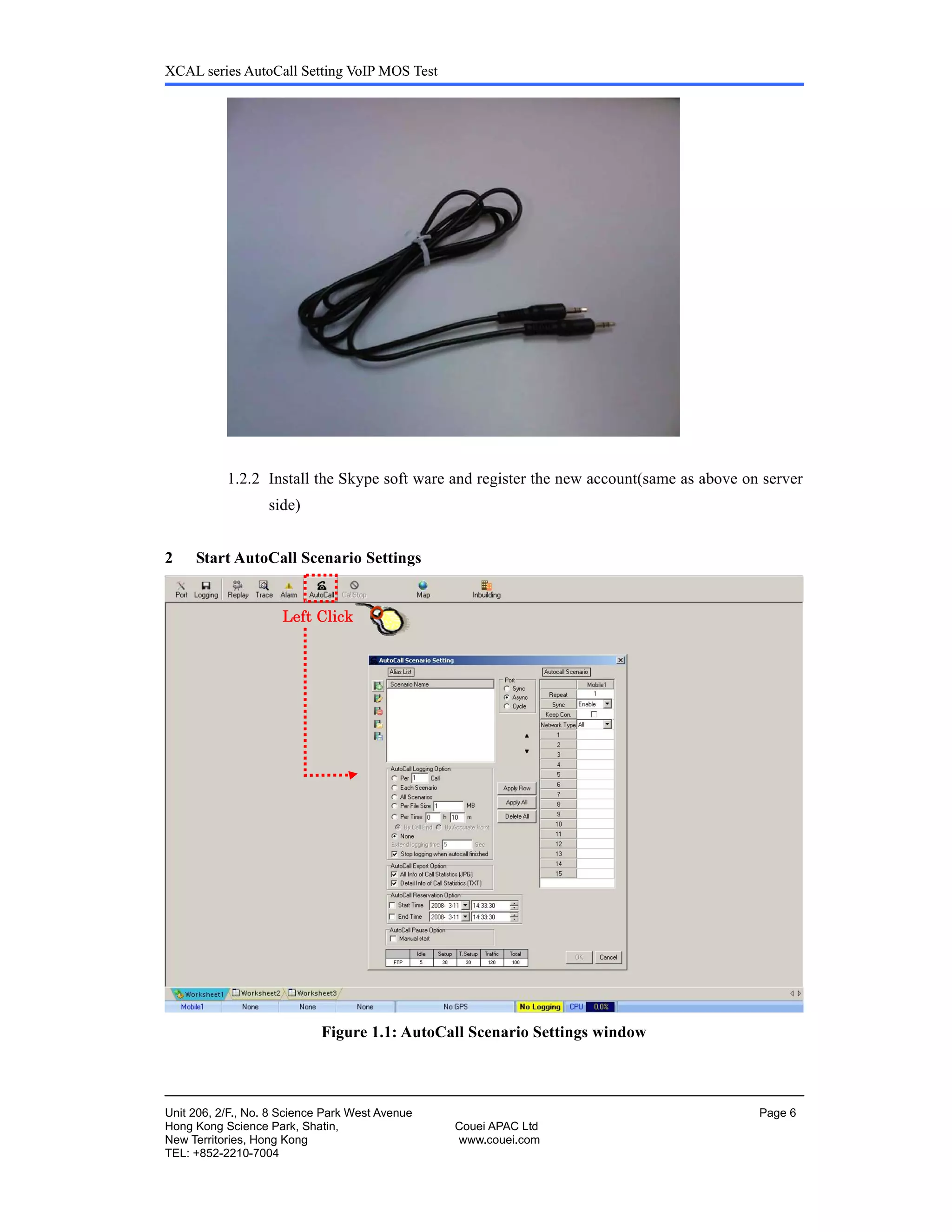 Auto call setup for xcal series 3.x.xx voip | PDF