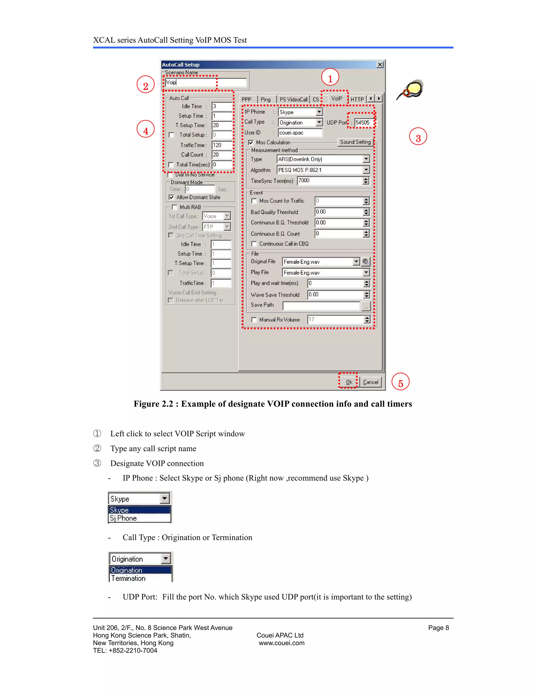 Auto call setup for xcal series 3.x.xx voip | PDF