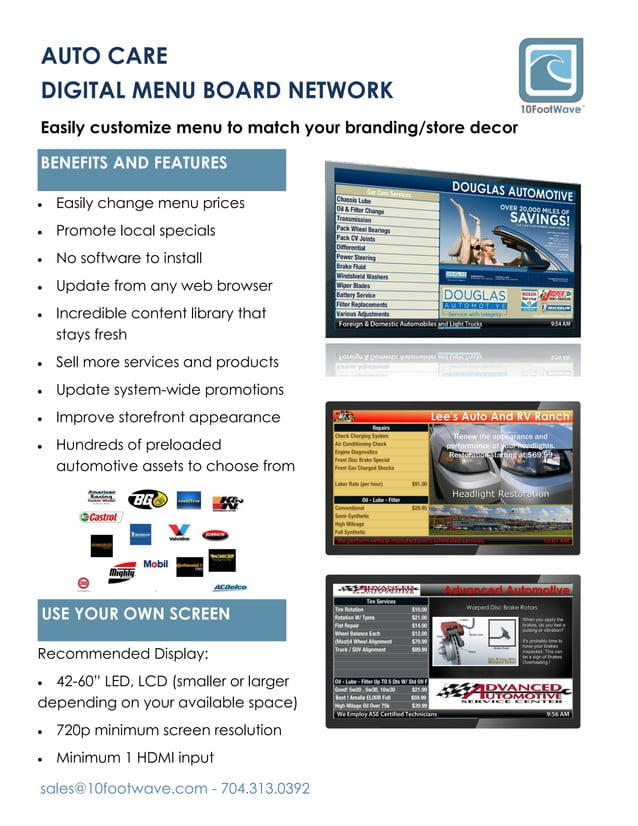 Automotive digital signage | PDF