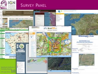 Orthoimage or map visualization in use in geoportals - Case Study on the French Geoportal, C ...