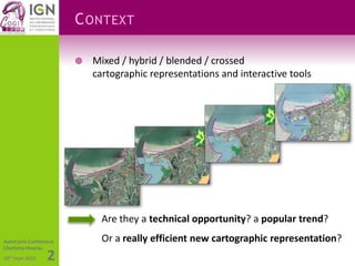 Orthoimage or map visualization in use in geoportals - Case Study on the French Geoportal, C ...