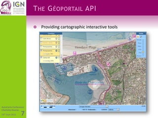 Orthoimage or map visualization in use in geoportals - Case Study on the French Geoportal, C ...