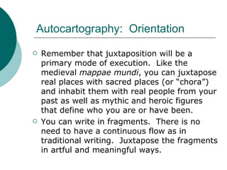 Autocartography: Mapping the Self | PPT