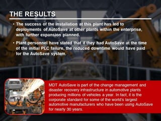 Automotive Manufacturer Learns How to Prevent Downtime After a PLC ...