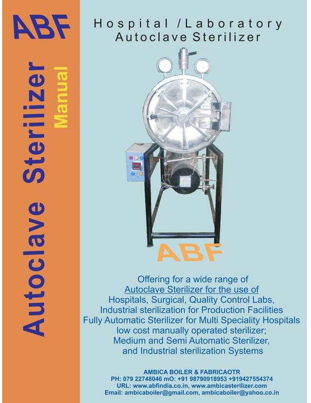 Autoclave Sterilizer, | PDF