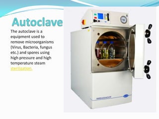Autoclave | PPTX