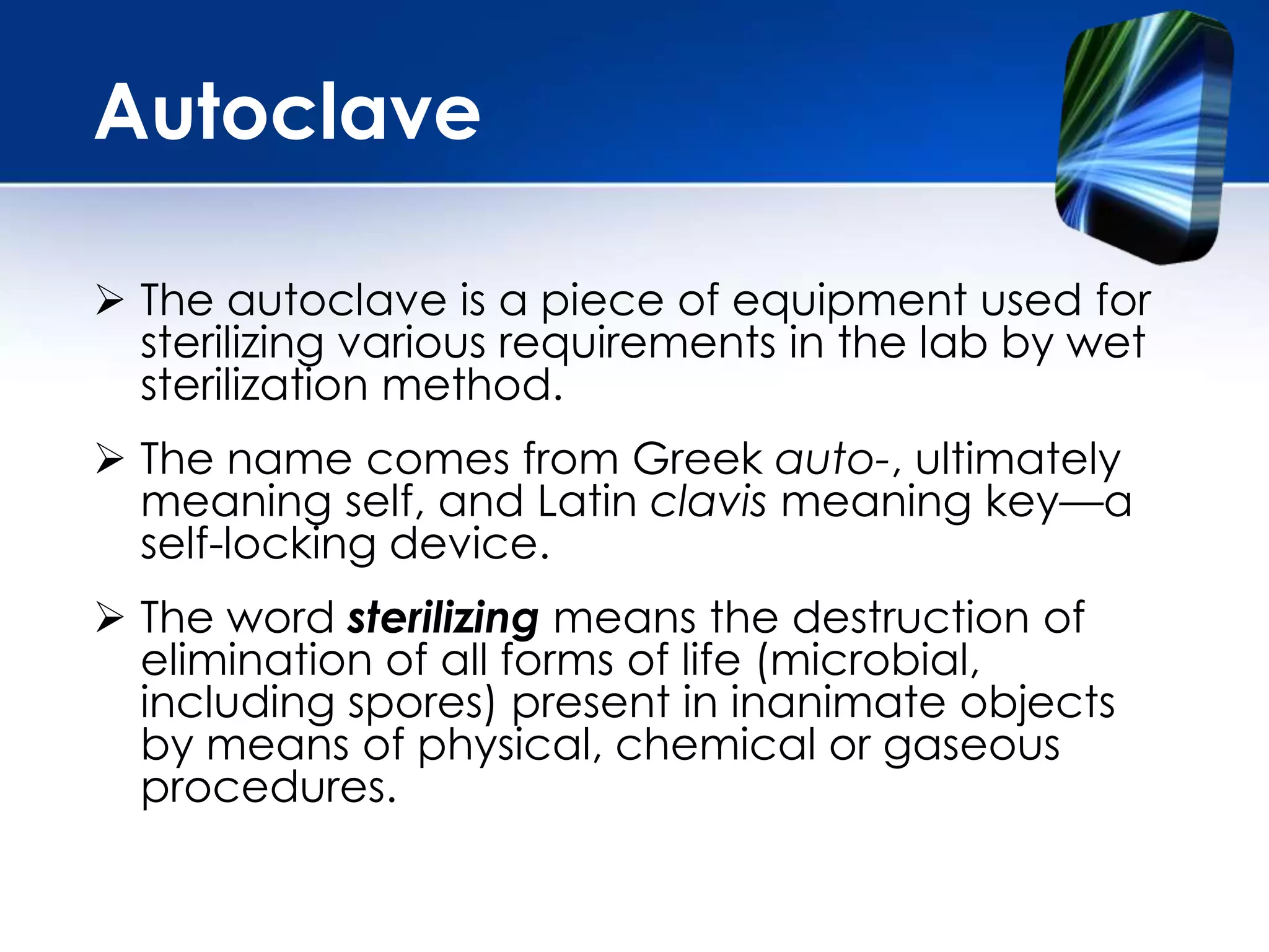 Autoclave | PDF