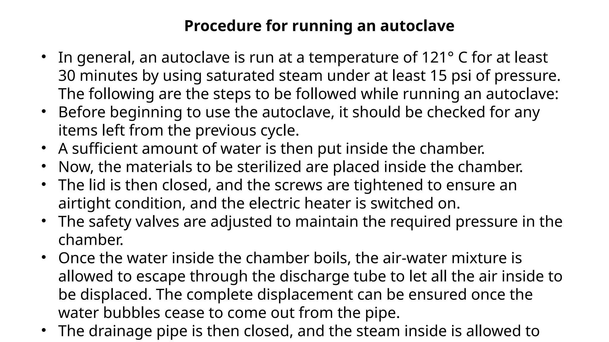 Basics, principle, types and working of Autoclave | PPTX