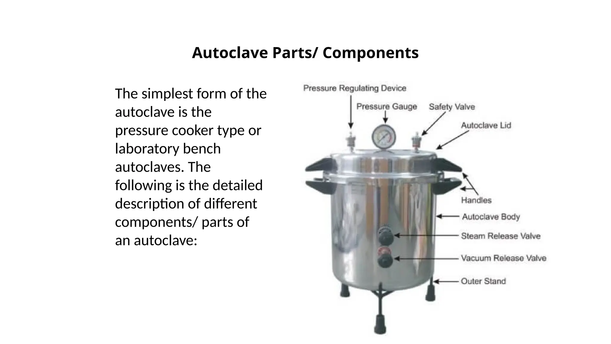 Basics, principle, types and working of Autoclave | PPTX