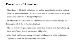 Autoclave as a Medical Laboratory Equipment | PPTX