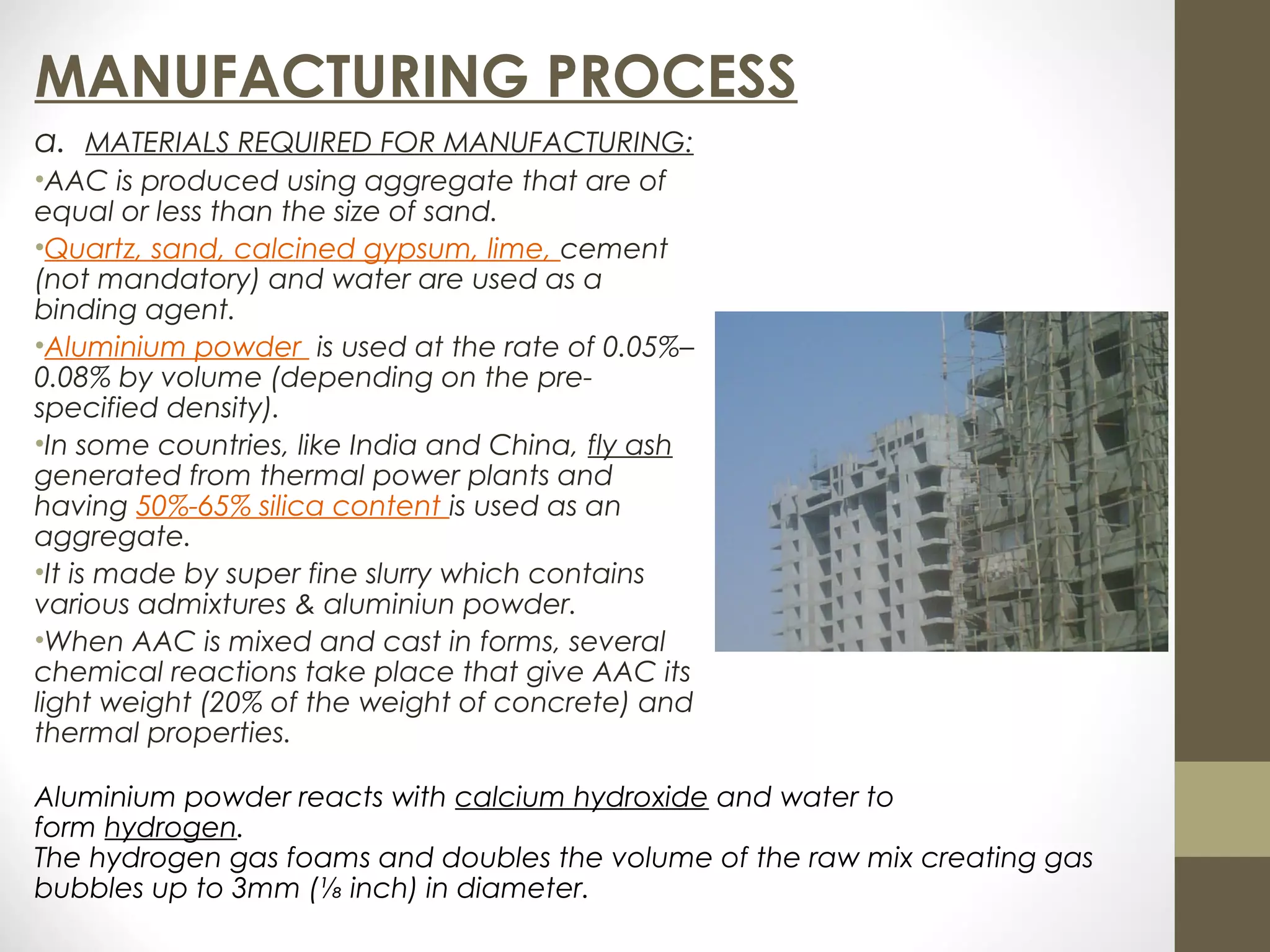 Autoclaved aerated concrete | PPT