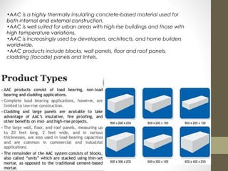 Autoclaved aerated concrete | PPT