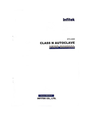 Autoclave INFITEK 02 STV A501 PARA EL USO | PDF