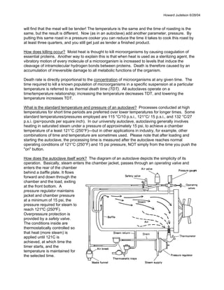 Autoclave operation | PDF