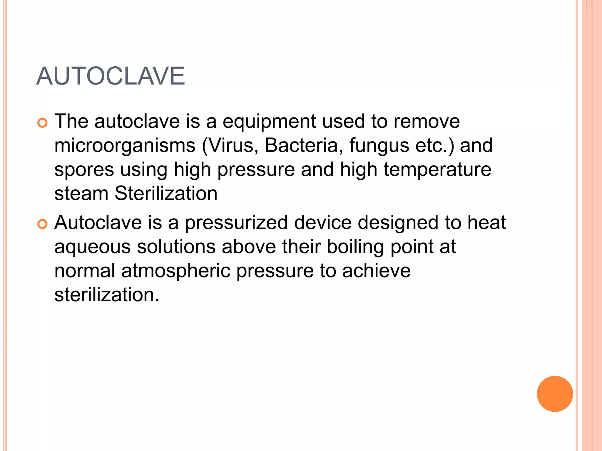 Autoclave | PPTX
