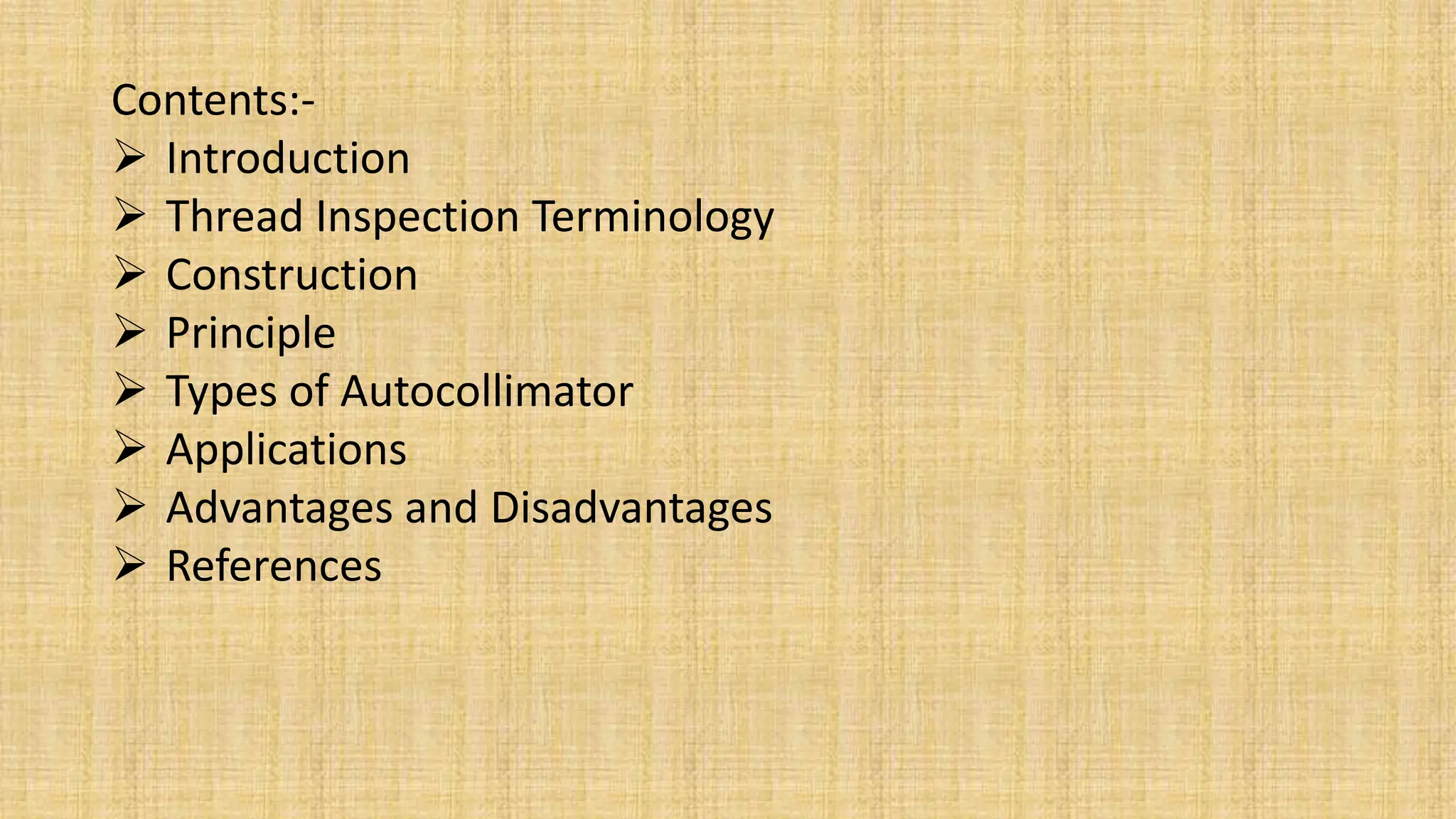 autocollometer Mechanical engineering project | PPTX