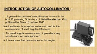 autocollometer Mechanical engineering project | PPTX