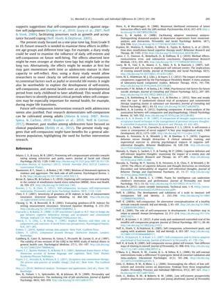 Autocompaixao e autojulgamento em adolescentes | PDF | Mental Health ...