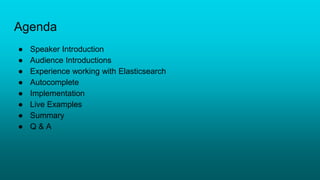 Autocomplete in elasticsearch | PPT