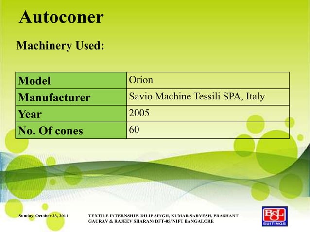 Autoconer | PPTX | Needlework | Arts and Crafts