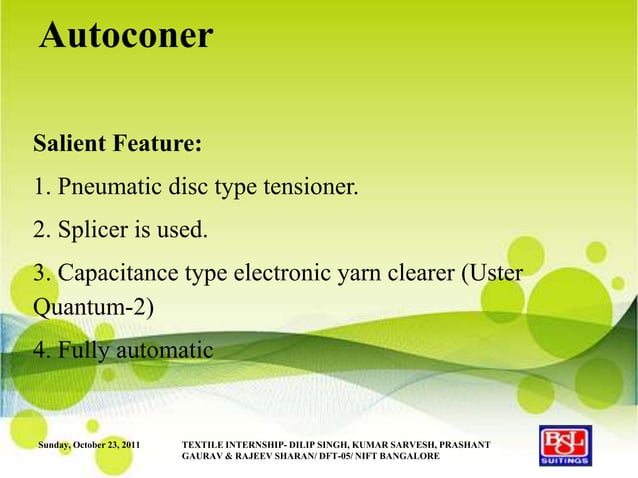 Autoconer | PPTX | Needlework | Arts and Crafts