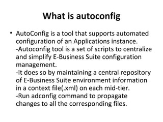 Autoconfig r12 | PPT