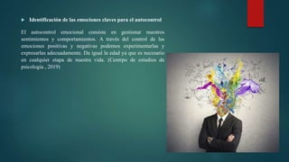 que es el autocontrol | PPTX
