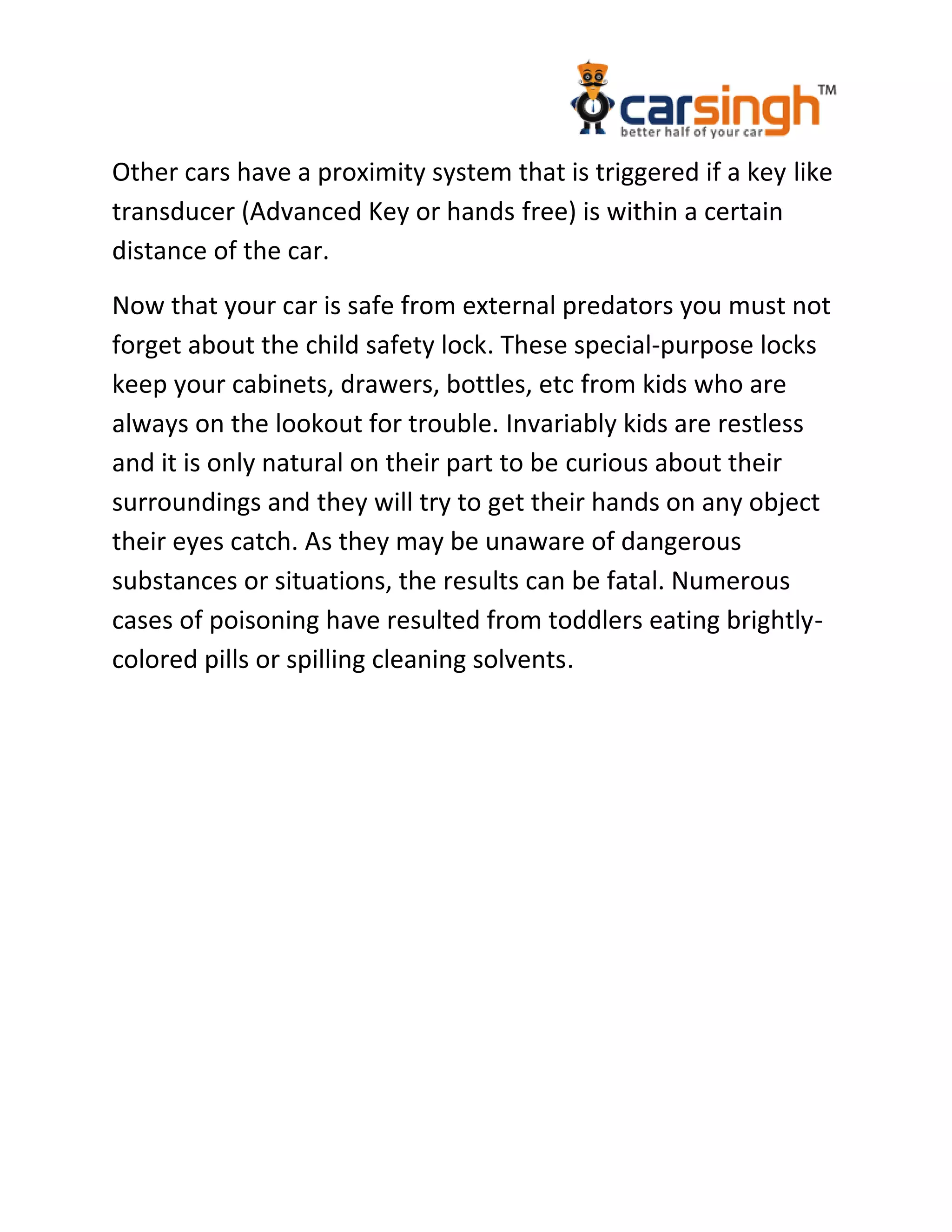 Autocop car central locking systems | PDF