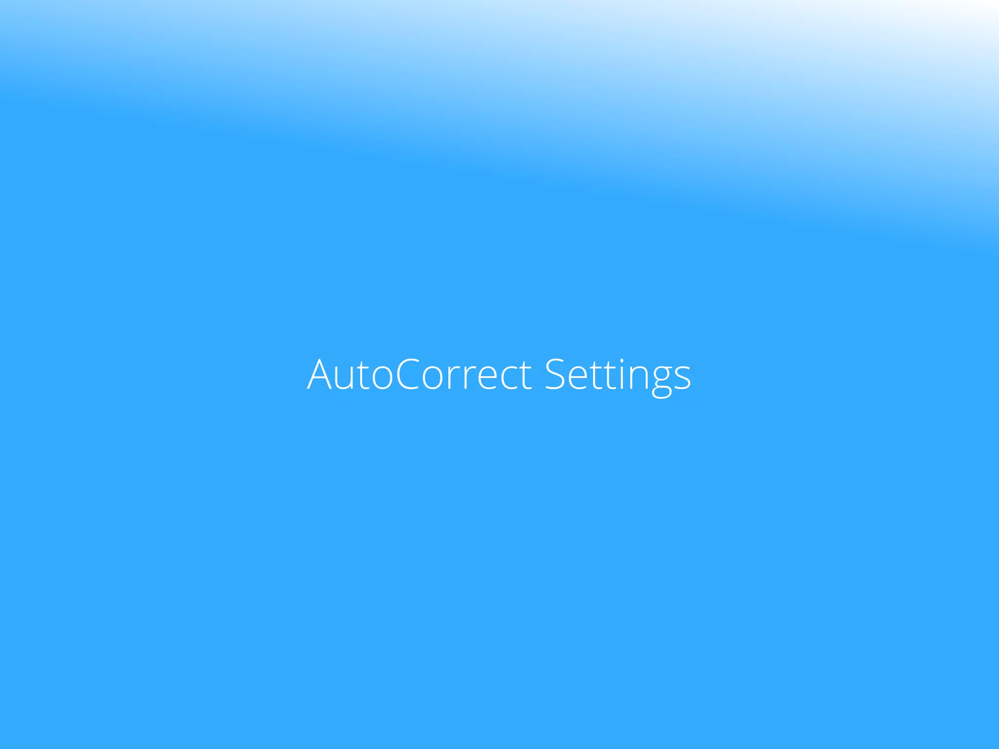 AutoCorrect - Excel 2013 Tutorial | PPT