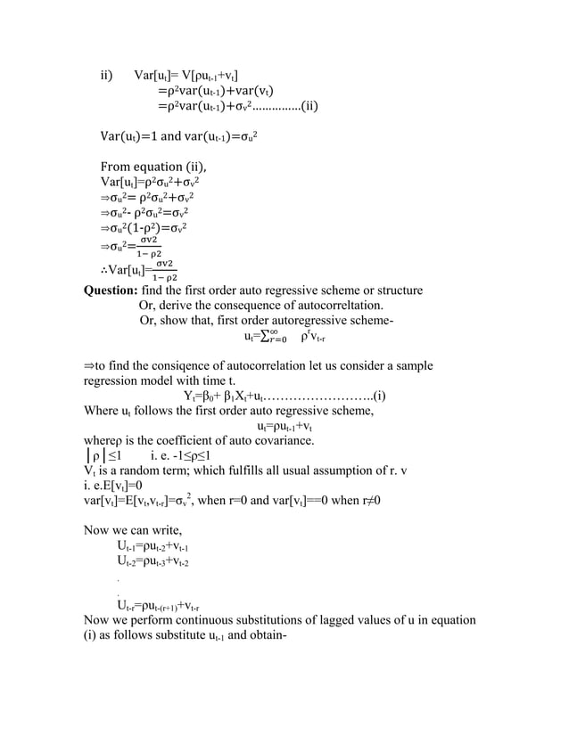 Autocorrelation | DOCX