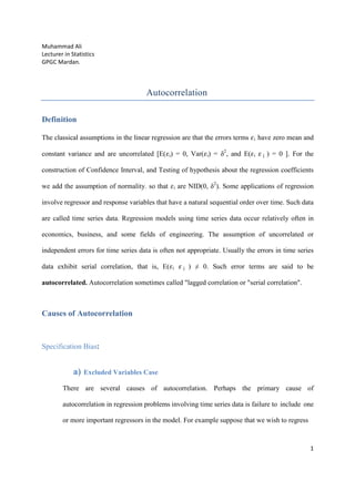 Autocorrelation | PDF | Physics | Science