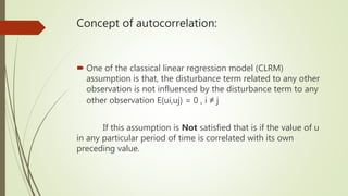 Autocorrelation | PPTX