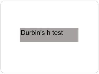 Autocorrelation- Detection- part 2- Breusch-Godfrey Test and Durbin's h ...