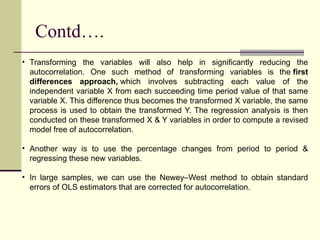 Autocorrelation_1 in statistics with correlation | PPTX