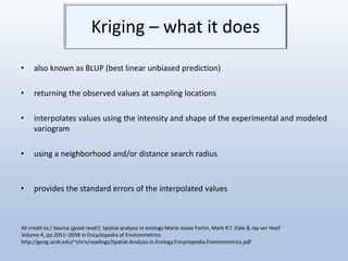 Autocorrelation_kriging_techniques for Hydrology | PPT