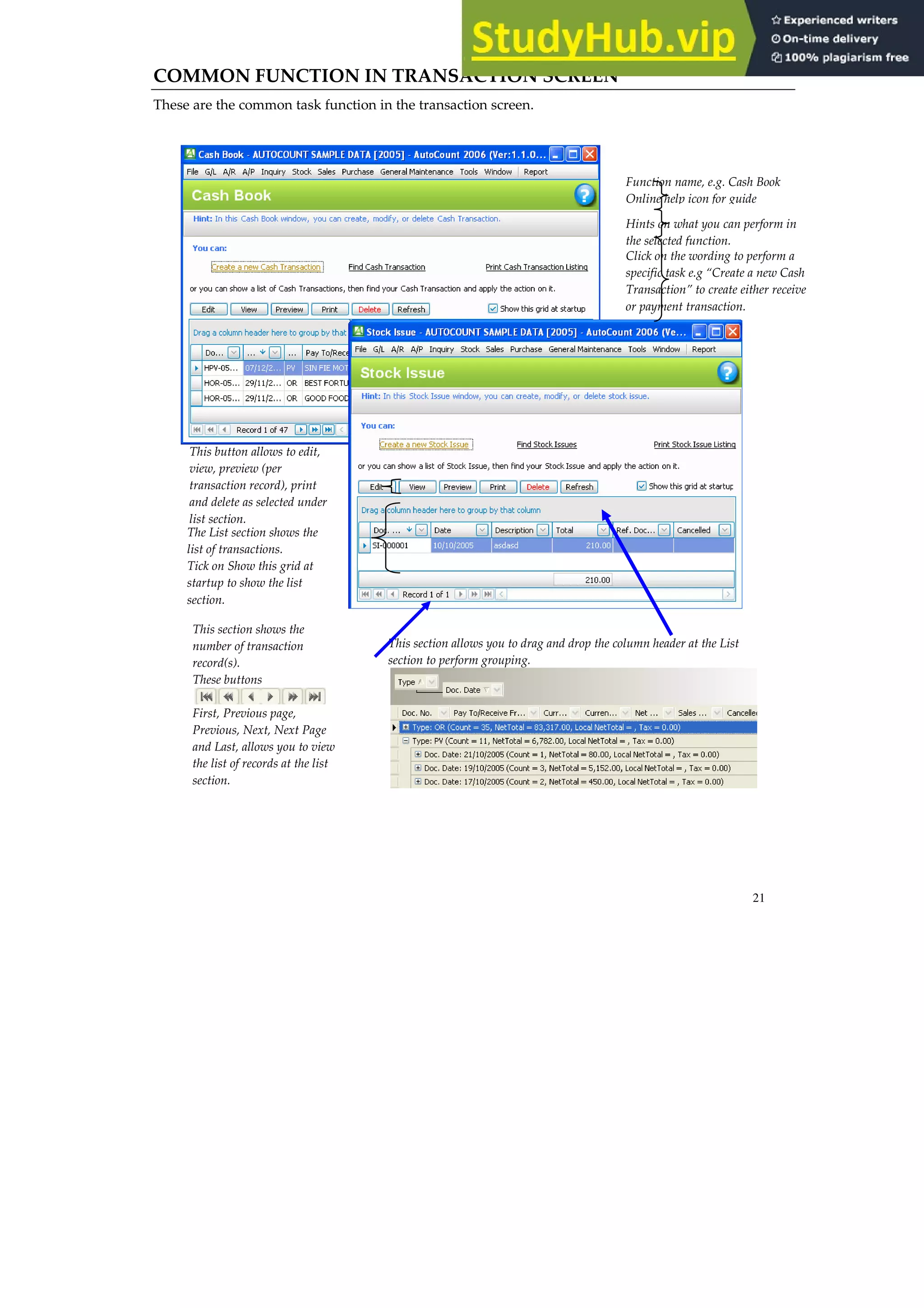 AutoCount Accounting User Manual | PDF