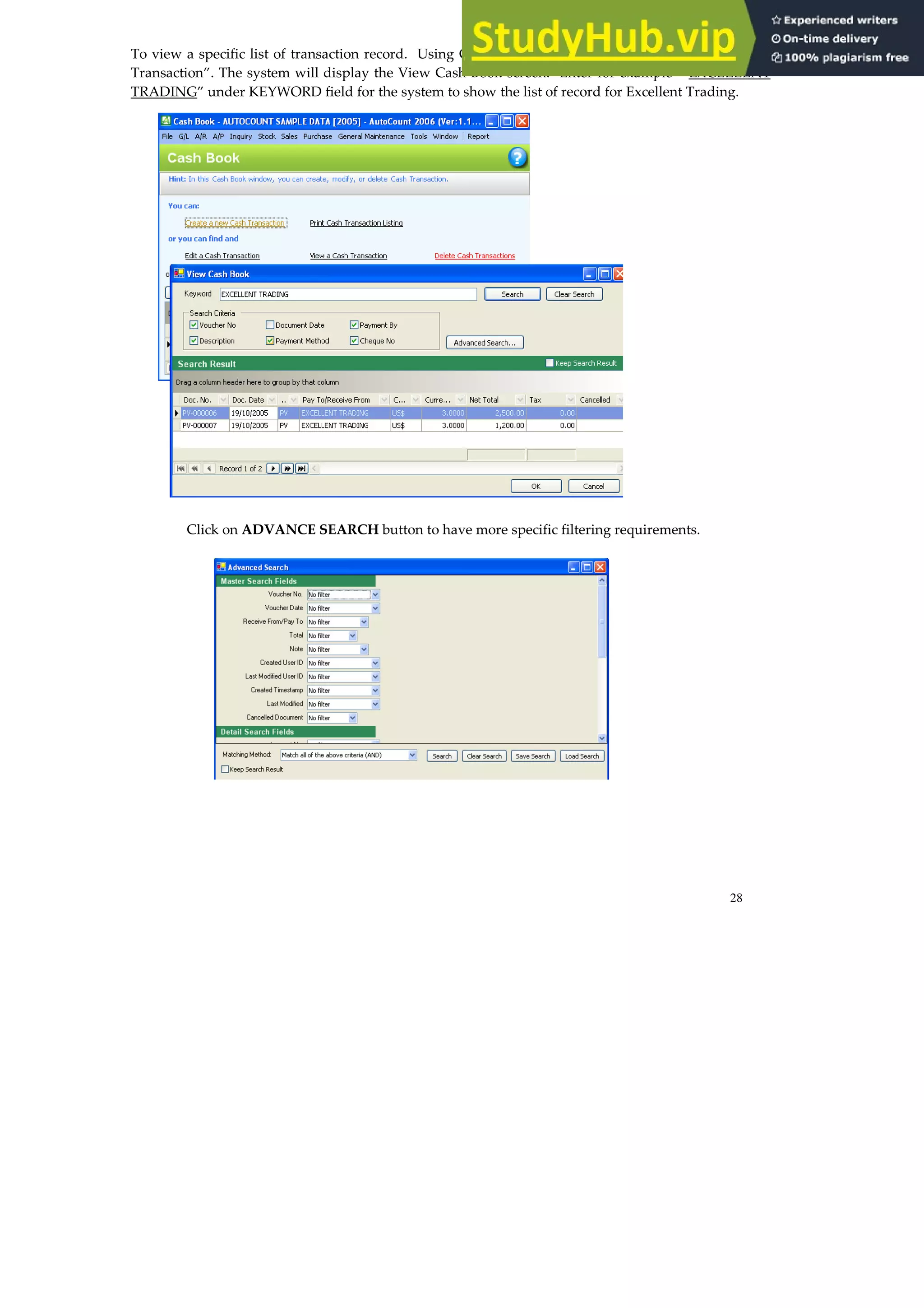 AutoCount Accounting User Manual | PDF