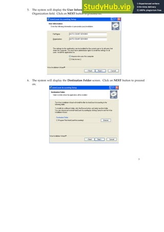 AutoCount Accounting User Manual | PDF