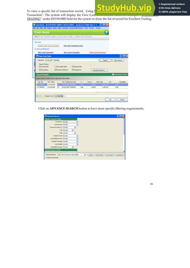 AutoCount Accounting User Manual | PDF | Business Accounting & Finance ...